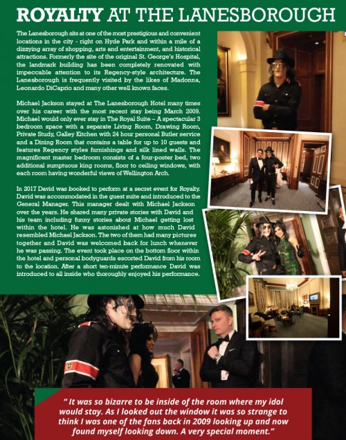 Tribute Show - David Boakes - UK Top Michael Jackson Tribute Act